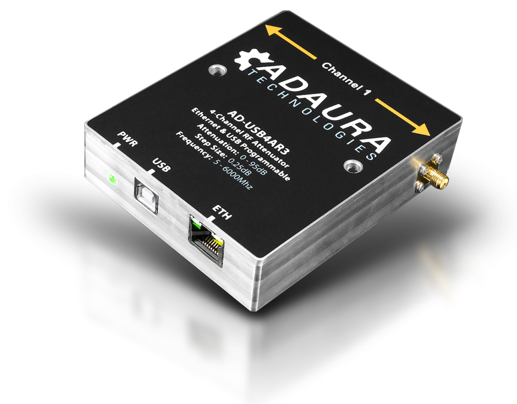 1-Channel 50-8000MHz Programmable RF Attenuator - Adaura Technologies
