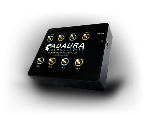 2 and 4 Channel USB RF Attenuators - Adaura Technologies